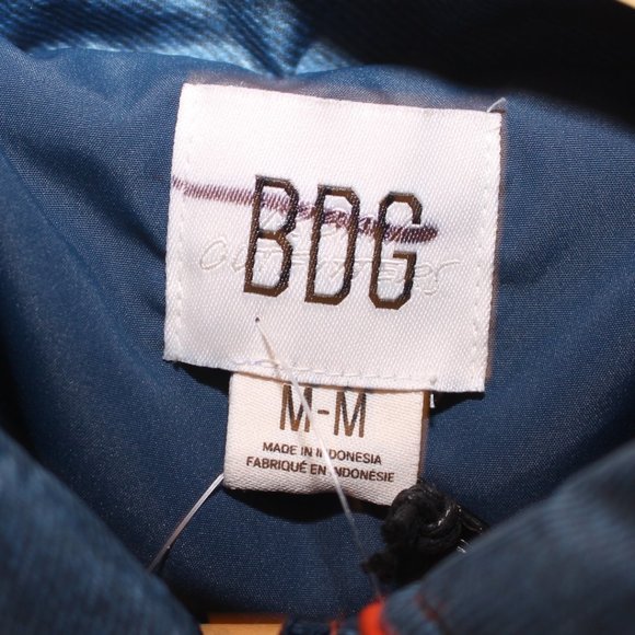 BDG | Jackets & Coats | Nwt Bdg Effie Denim Printed Puffer Trucker ...